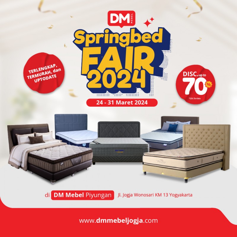 Pameran Springbed Fair 2024 : Hemat Hingga 70%! : Radio Kotaperak